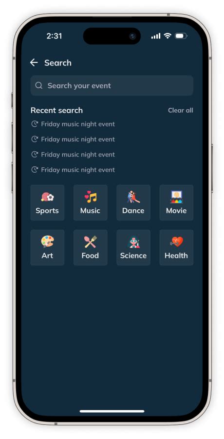 Events App Template Dj App Template Event Ticket Booking App Template In React Native