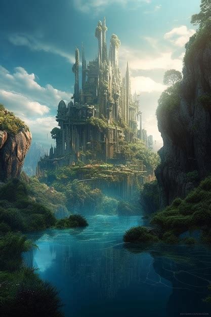 Fantasy Water Castle
