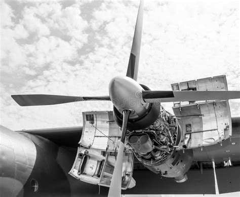 Modern Airplane Turbin Stock Image Image Of Flight 244332753