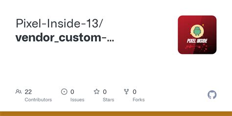 GitHub Pixel Inside 13 Vendor Custom Preference
