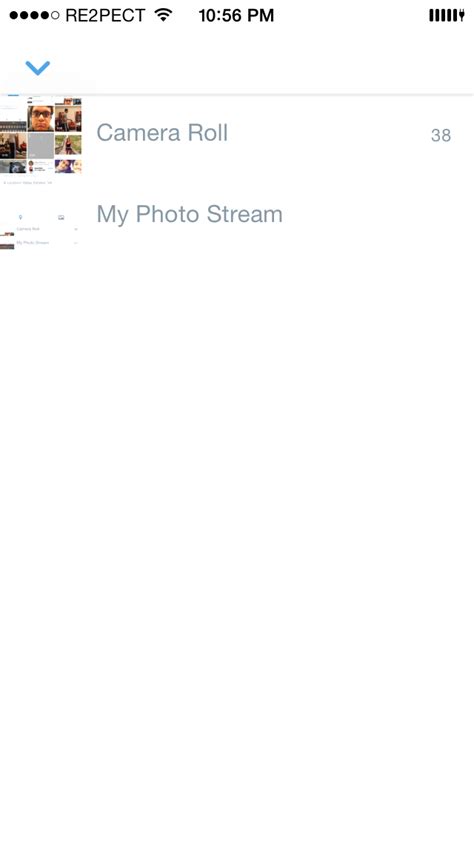 Ios Display Camera Roll Like In The Twitter App Stack Overflow