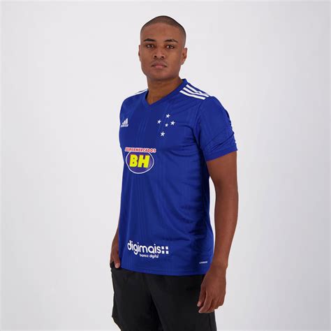 Camisa Adidas Cruzeiro I 2020 Com Patrocínio Futfanatics