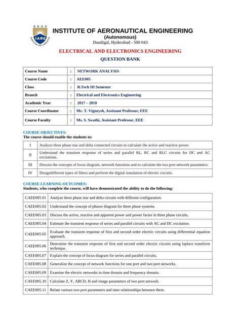 PDF INSTITUTE OF AERONAUTICAL ENGINEERING Iare Ac In PDF File7