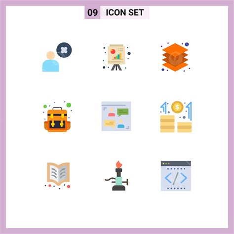 User Ui Vector Hd Images Set Of 9 Modern Ui Icons Symbols Signs For