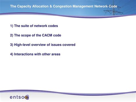 Ppt Introduction To The Capacity Allocation Congestion Management