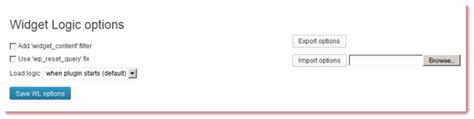 Display Widgets Using Conditional Tags