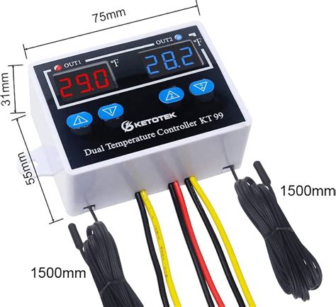 Ketotek Kt3100 Digital Temperature Controller Homebrew Finds Itc 1000 Dual Stage Digital