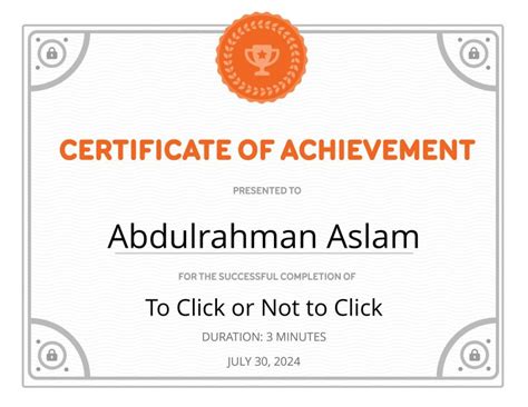 abdulrahman aslam on linkedin completed my to click or not to click course