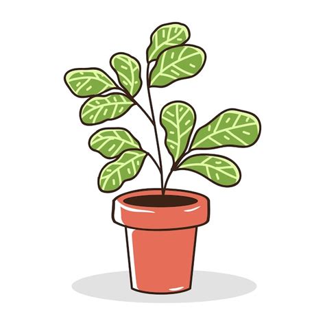Premium Vector Houseplant Element Vector Illustration