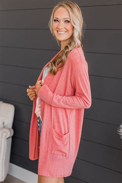Anything For Love Knit Cardigan Bubblegum Pink The Pulse Boutique