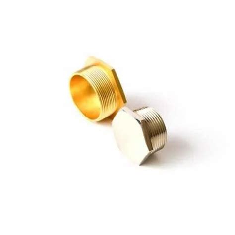 Polished Round Brass Stop Plug For Hardware Fitting Diameter 2 Mm At