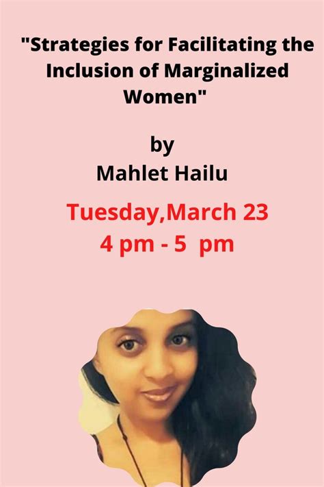 Womenempowerment Marginalized Inclusión Mahlet Hailu Tadesse