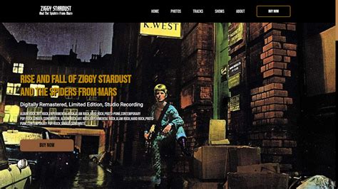 GitHub Rdannog Ziggy Stardust Gatsby Landing Page