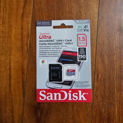 SanDisk 1 5TB Ultra MicroSDXC UHS I Memory Card SDSQUAC 1T50 GN6MA EBay