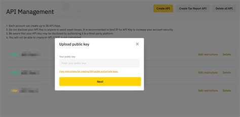 How To Add Your Binance Asymmetric API Key To Your Kryll Account