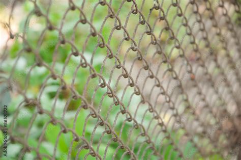 Mesh A Fence Background Stock Photo Adobe Stock