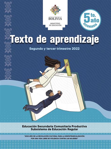 ᐈ Libro De 5to De Secundaria ≫ Segundo Y Tercer Trimestre 2022