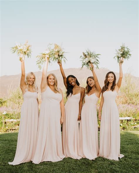 Mumu Weddings On Instagram “bouquets Up For These Dusty Blush Babes 💐