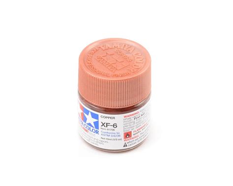 Tamiya Acrylic Mini XF 6 Flat Copper Paint 10ml TAM81706 HobbyTown