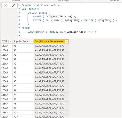 Solved Concatenatex Without Duplication Dax Microsoft Fabric Community