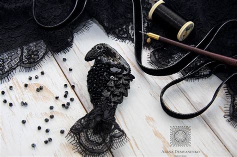 Аксессуары Jewelry Swarovski Вышивка Брошь Кольцо