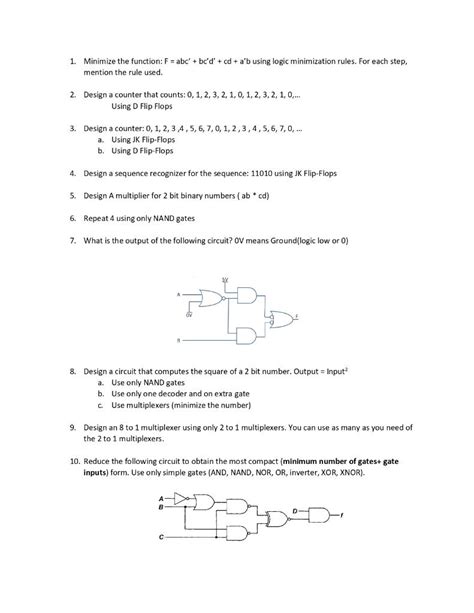 Solved Minimize The Function F Abc Bcd Cd Ab Using Chegg