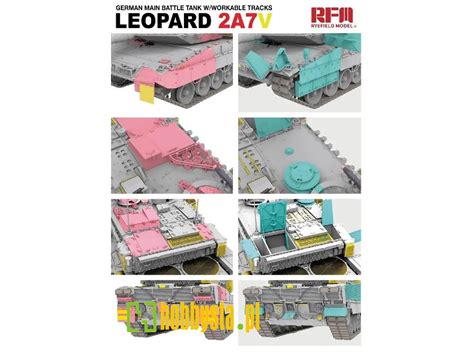 German Main Battle Tank Leopard 2a7v With Workable Tracks