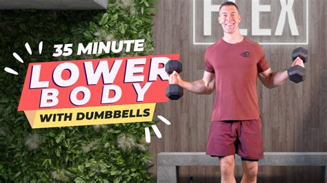 30 Minute Legs Abs Home Workout Dumbbell Only YouTube
