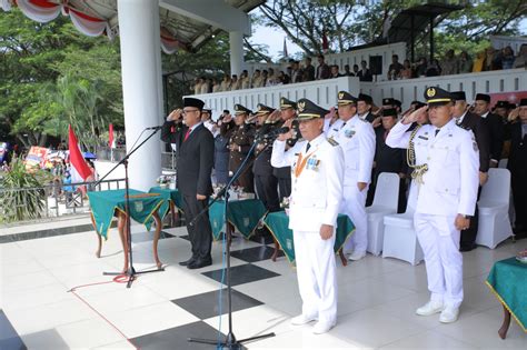 Upacara Peringatan Detik Detik Proklamasi HUT RI Ke 79 Di Kabupaten