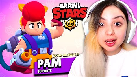 Liberei A Nova Brawler Pam No Brawl Stars 😍 Ela é Perfeita Youtube