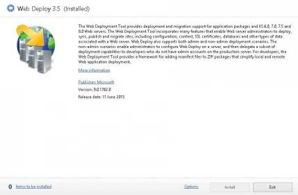 Microsoft Web Deploy Download Web Deploy Simplifies Deployment Of Web Applications