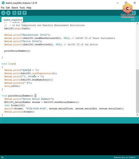 สอใช้งาน Arduino Gy 213v Hdc1080 เซ็นเซอร์ความชื้นและอุณหภูมิแบบ Digital ติดต่อแบบ I2c ขาย