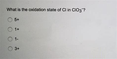 Solved What Is The Oxidation Number Of Fe In Fecl3 Ο Ο Ο Ο