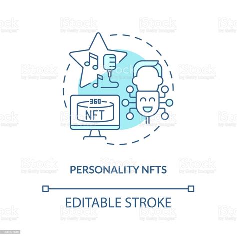 성격 Nft 청록색 개념 아이콘 0명에 대한 스톡 벡터 아트 및 기타 이미지 0명 가공의 인물 가상현실 Istock