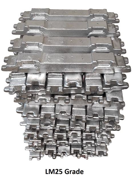 Lm25 Grade Aluminium Alloy Ingot Rectangle 6 Kg At ₹ 100kg In Faridabad