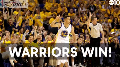 Golden State Warriors Win Game 1 Of The Nba Finals