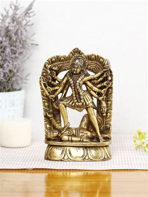 Buy Collectible India Maa Kali Brass Idol Hindu Goddess Religious Devi
