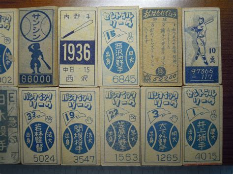 Yahooオークション 野球カード メンコ 川上哲治ヴィクトル・スタル