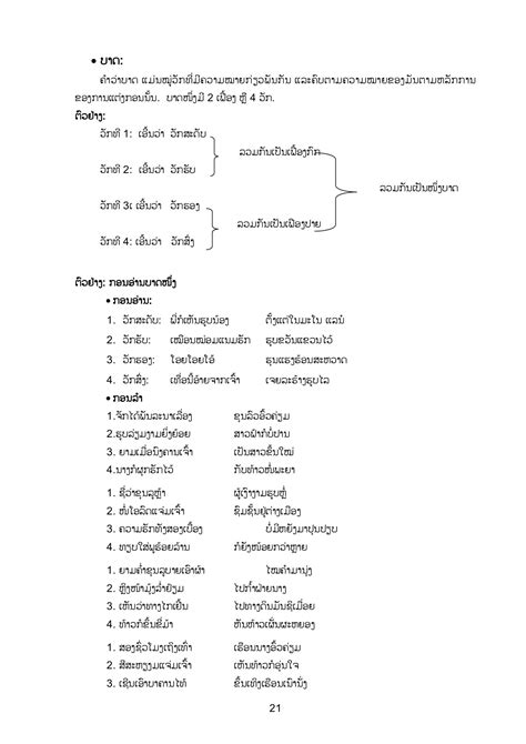 ພາສາລາວ ວັນນະຄະດີ 2 Lpbebook Laolanguage Laolanguage Page 25 Flip Pdf Online Pubhtml5