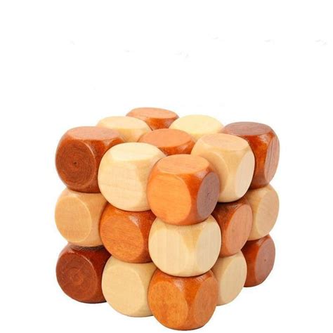 Equilibrium Wooden Cube Puzzle Wooden Cubes Wooden Puzzles Cube Puzzle