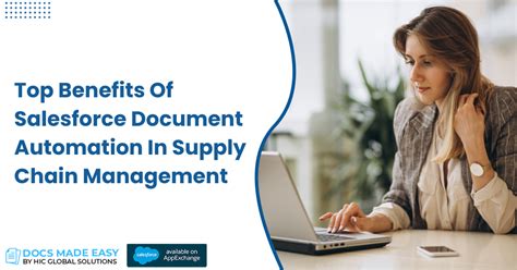 Top Benefits Of Salesforce Document Automation In Supply Chain Management