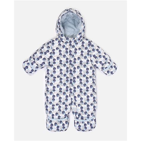 Зимний комбинезон детский Baby Go AW21-PM01bb-55 с принтом медвежата ...
