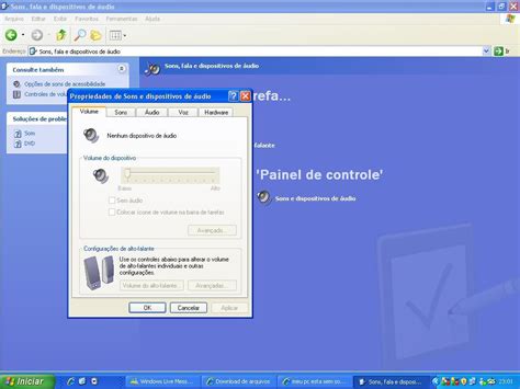 Meu pc está sem som Áudio do computador Clube do Hardware
