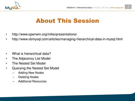 Ppt Managing Hierarchical Data In Mysql Powerpoint Presentation Free