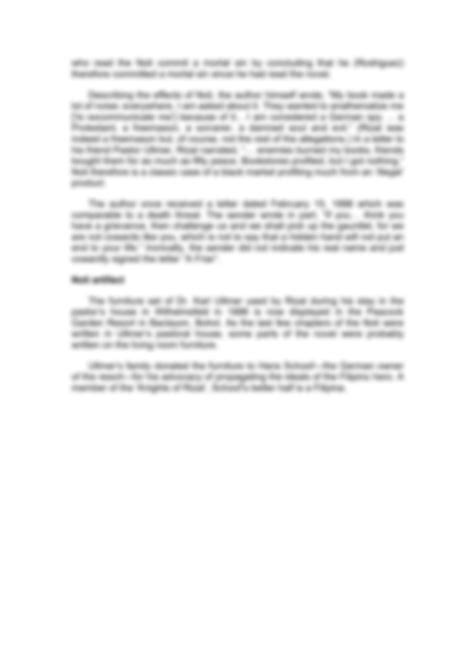 SOLUTION Lecture Notes Noli Me Tangere Continuation Studypool