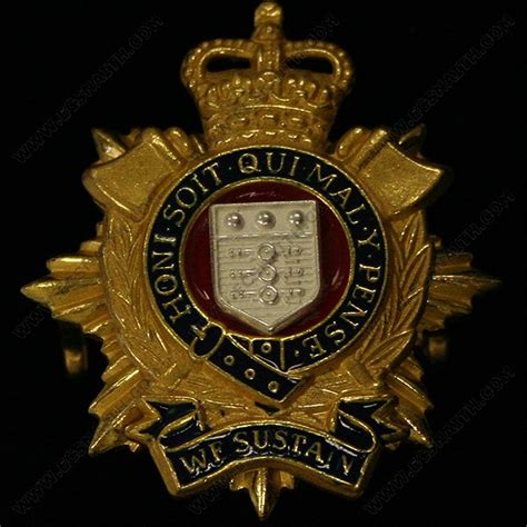 Royal Logistic Corps Cap Badge Officers E C Snaith And Son Ltd