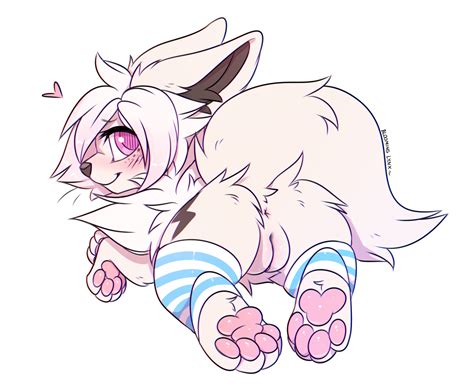 Rule 34 Anus Bloominglynx Canid Closed Smile Clothing Ears Back