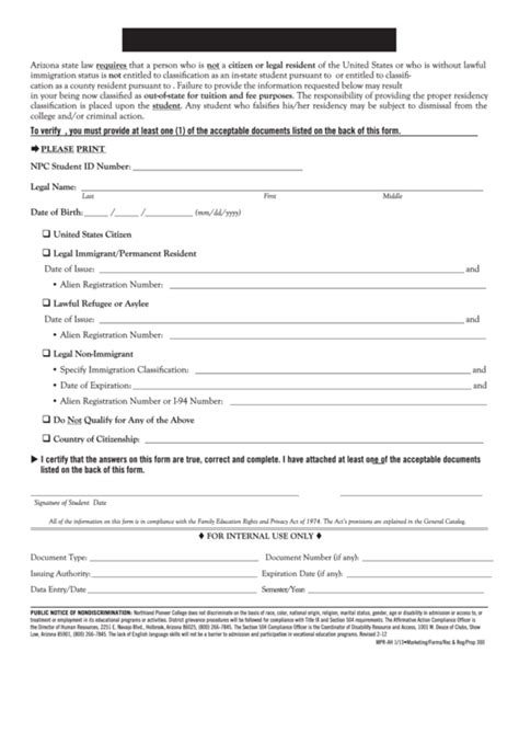 Top 8 Verification Of Residency Form Templates Free To Download In Pdf