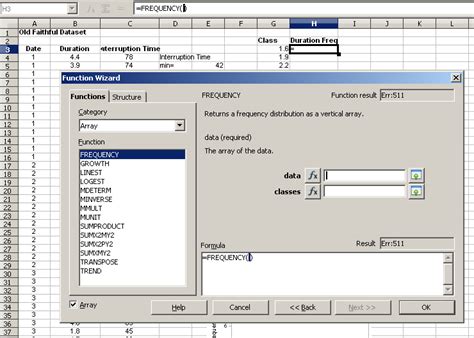 creating a histogram in openoffice calc wikieducator