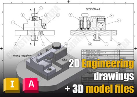 Create 2d Drawings And 3d Models In Autodesk Inventor By Christian Htoro Fiverr